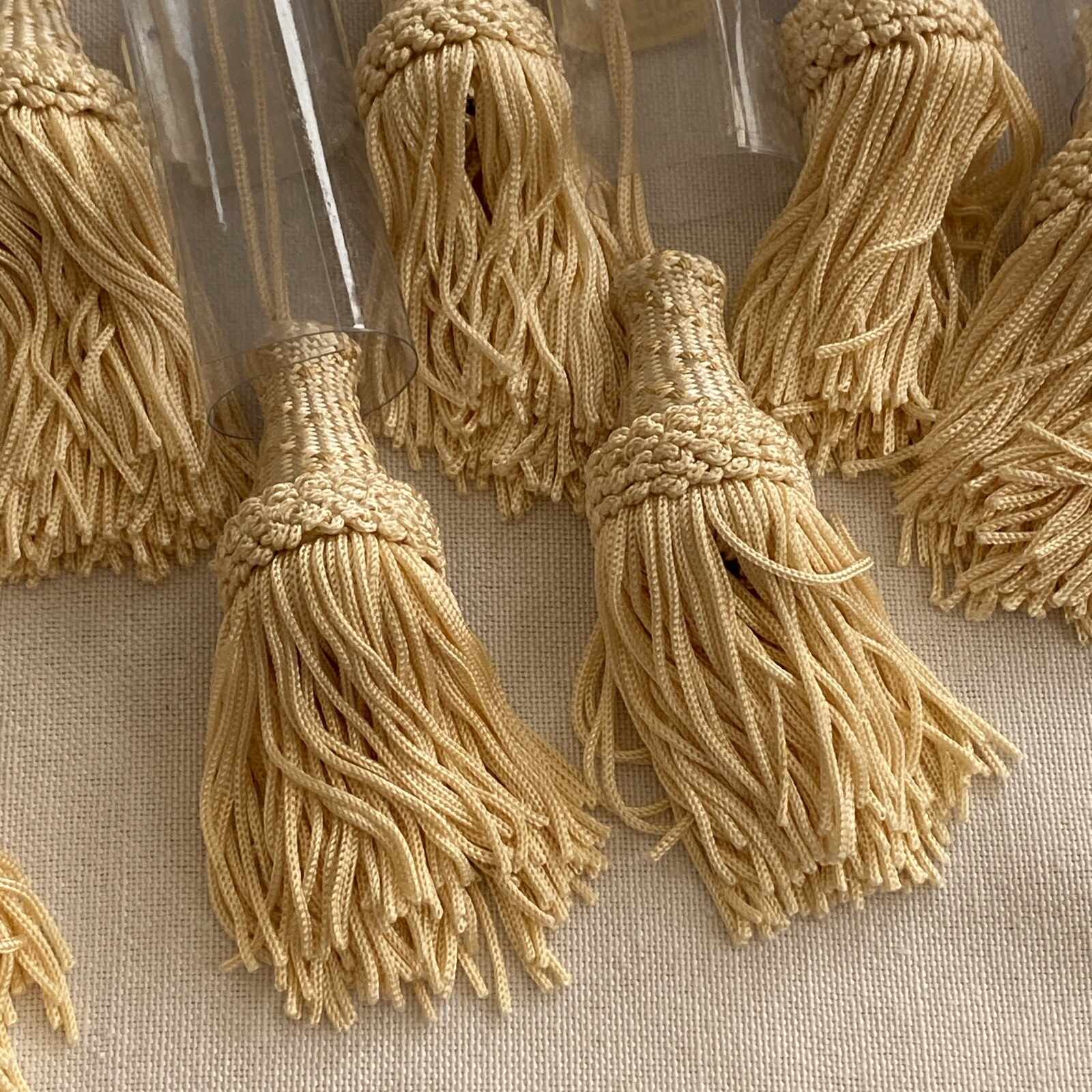 Set Of 11 Ivory Coloured Tassels Decorative Rayon New In Packaging ...