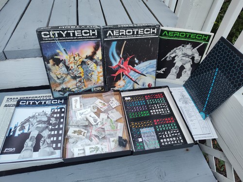 FASA Battletech Core Box Set Citytech (1st Ed) VG+ Aerotech 34057016080 ...