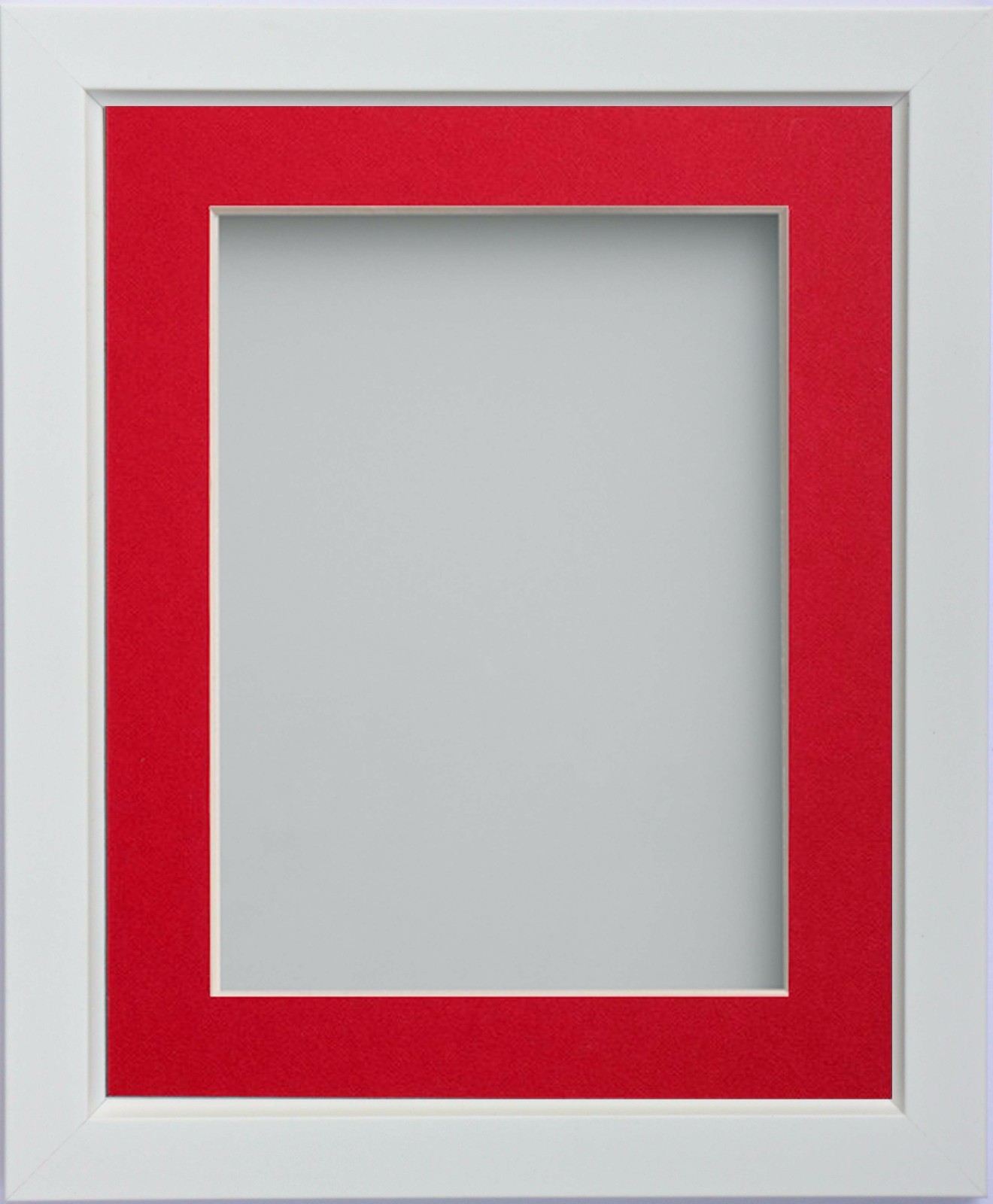 White Bevelled Picture Frame Ainsworth Range Frames with Decorative ...