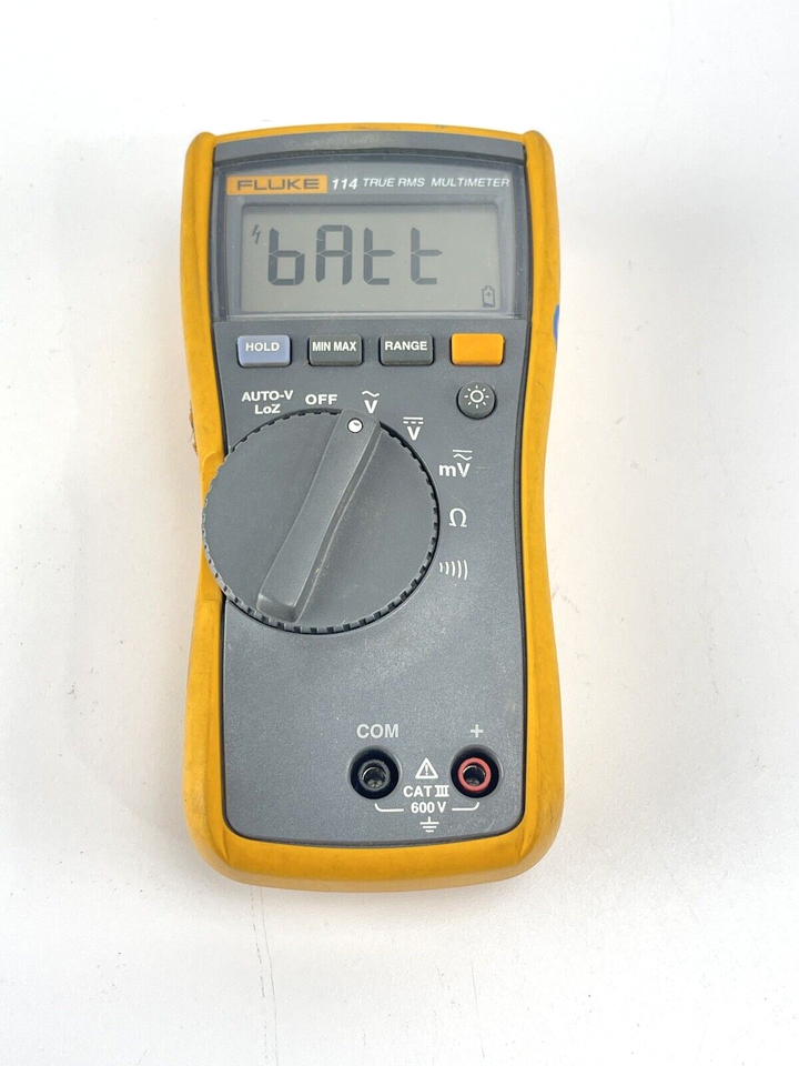 FLUKE 114 TRUE RMS MULTIMETER W/ LEADS AND CASE - SHIPS FAST | eBay