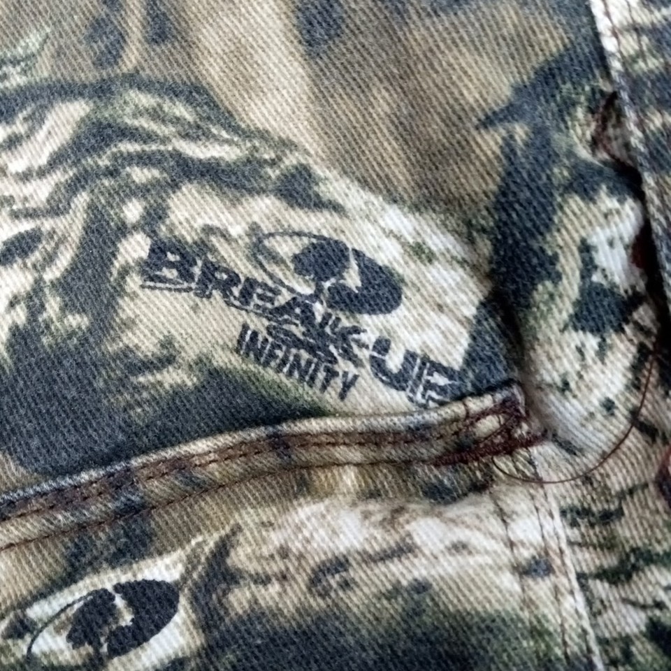 Yukon Jacket Mens XL Camo Hooded Break Up Infinity Woodlands Pockets ...