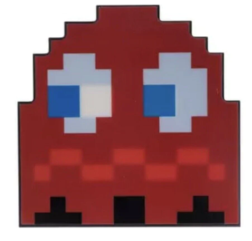 Pac-Man Red Ghost Lenticular Wood Wall Decor Shelf Holographic Overlay ...