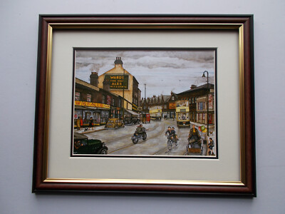 TERRY GORMAN PRINT FRAMED - LONDON ROAD SHEFFIELD | eBay UK