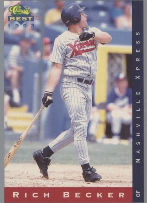 1993 Classic Best Minor League - Rich Becker #151 for sale online | eBay