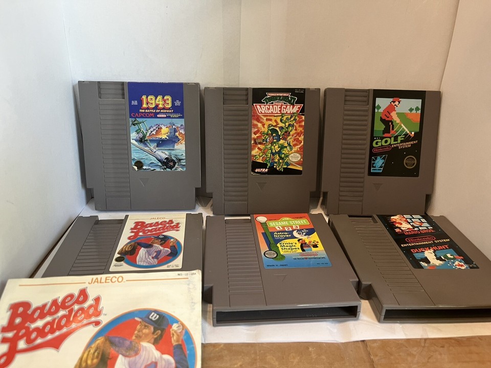 NES Games Mario & Ninja Turtles- You Pick - Free Shipping - Bundle ...