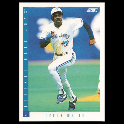 Devon White #92 1993 Score Toronto Blue Jays Baseball Card MLB NM | eBay