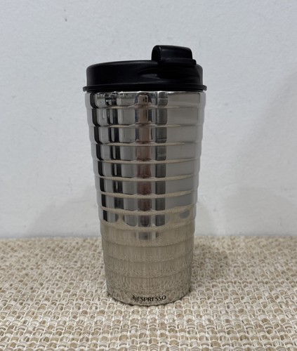 Nespresso Touch Travel Mug w/Lid Stainless Steel 11 oz | eBay