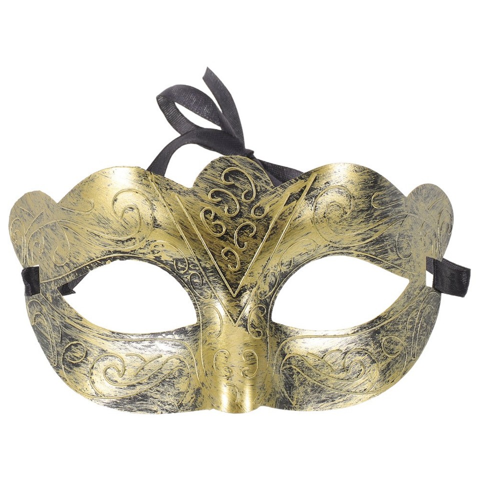 Half Face Masquerade Mask Ancient Artifact Masks Male for Adults Man ...