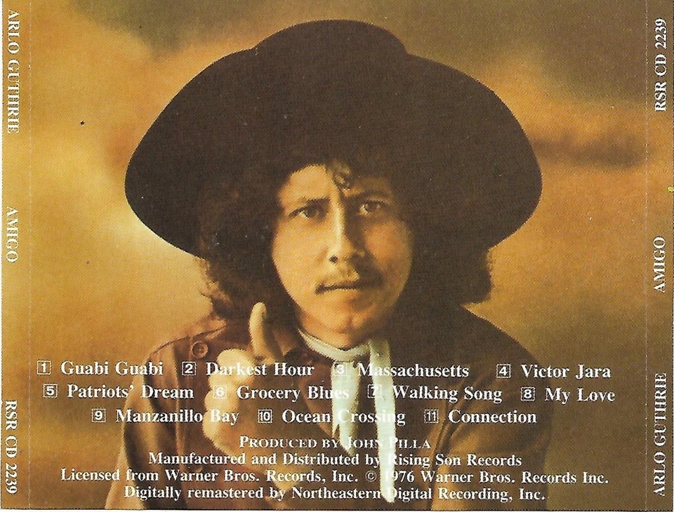 Arlo Guthrie - Amigo CD - Rising Son Records RSR CD 2239 | eBay