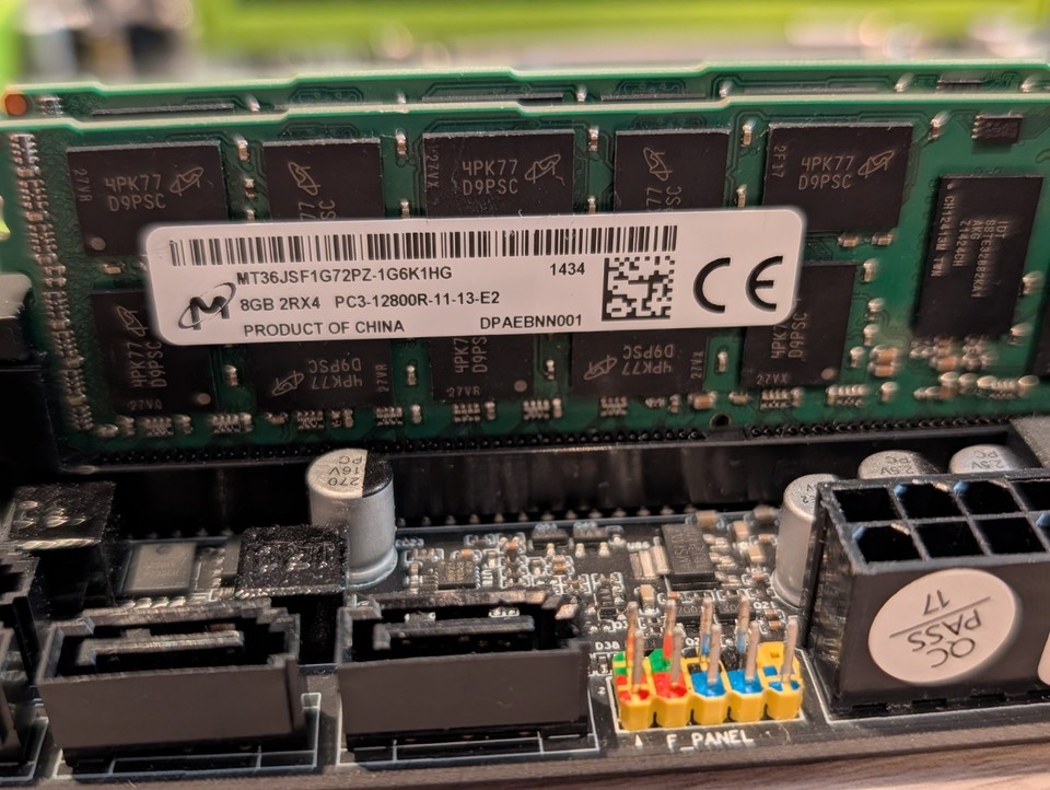 X79 ITX DTX Motherboard CPU RAM Combo LGA2011 Xeon 8c 4GHz E5-2667 V2 ...