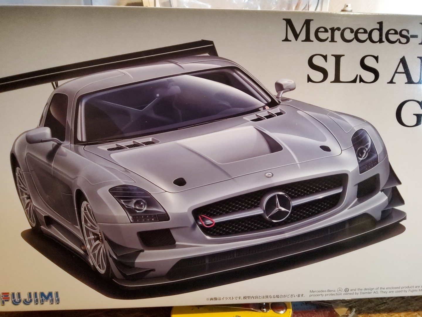 MERCEDES BENZ SLS AMG GT 3 , 1/24 PLASTIC KIT FUJIMI | eBay UK