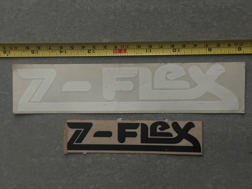 VINTAGE SKATEBOARD NOS 2 ORIGINAL Z-FLEX STICKERS 1970s | eBay
