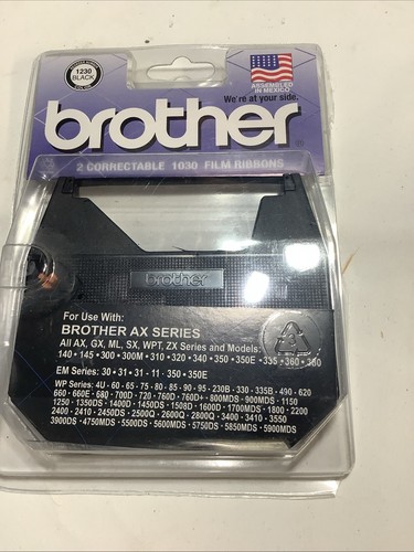 NEW Brother 1230 Black Correctable 1030 Film Ribbon Factory One Ribbon ...