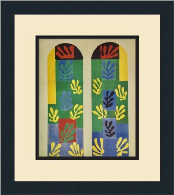 Henri Matisse Stained Glass Windows of Vence Custom Framed Print | eBay