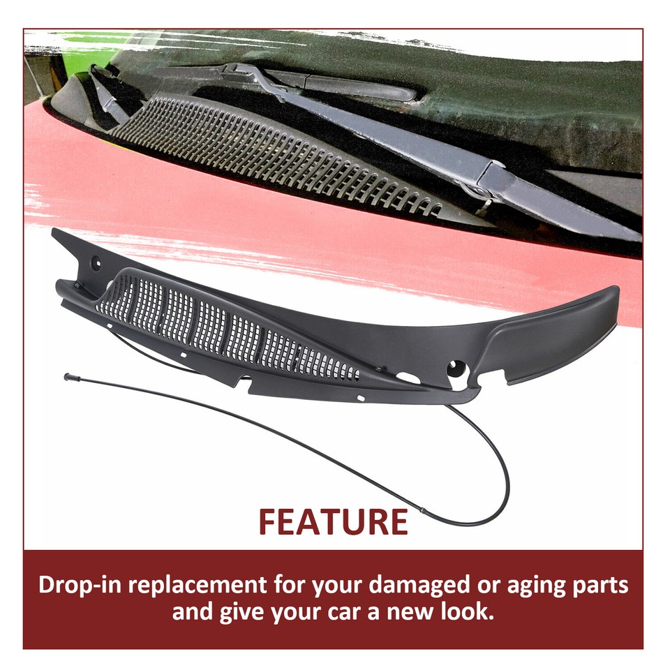 For 1996-2017 Chevy Express GMC Savana Driver Side Air Inlet Cowl Panel ...