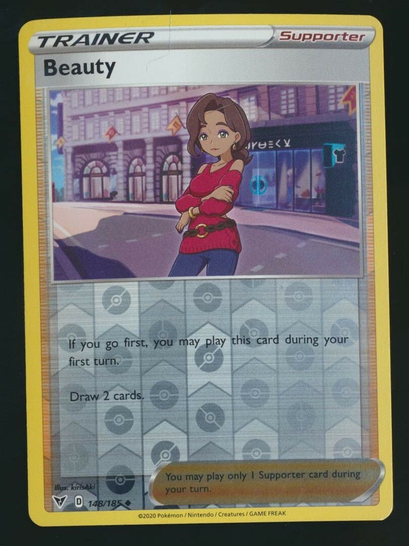 2020 POKEMON VIVID VOLTAGE REVERSE HOLO TRAINER 148/185 UNPLAYED BEAUTY ...