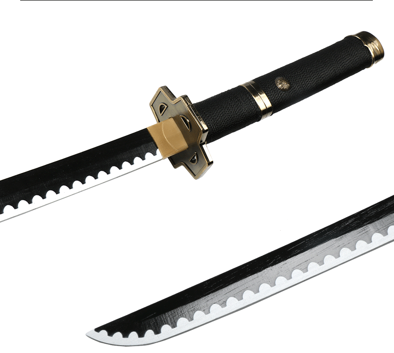 104cm One piece Zoro Sword Anime Cosplay Katana Enma Kitetsu Shusui ...
