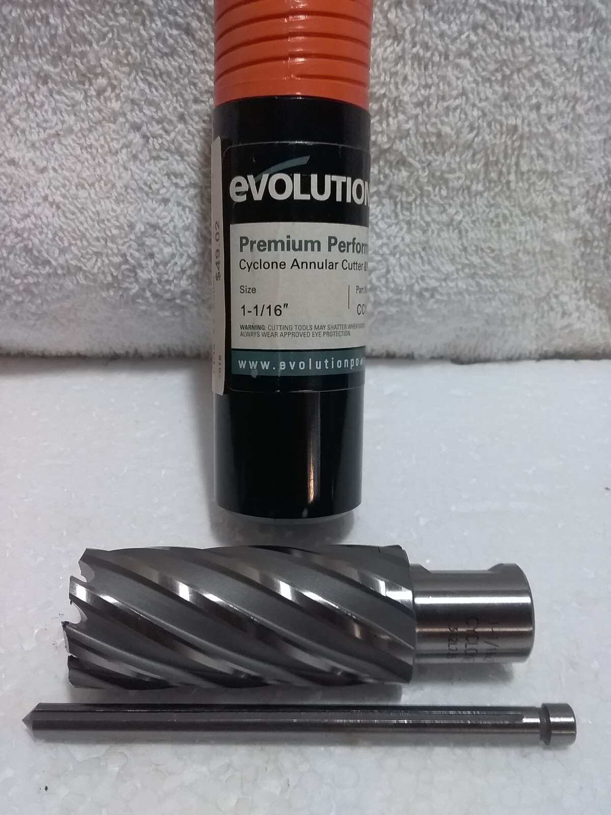 Evolution Cyclone Annular Cutter & Pilot Pin 1-1/16" X 2" CC106L | eBay