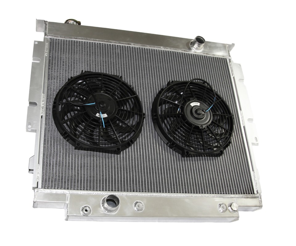 3 Row Performance Radiator+12" Fan for 83-94 Ford F-250 F-350 Diesel V8 ...