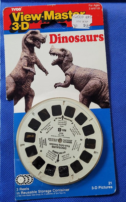 Dinosaurs view-master 3 Reels blister Pack Plant Eating Flesh Eating ...