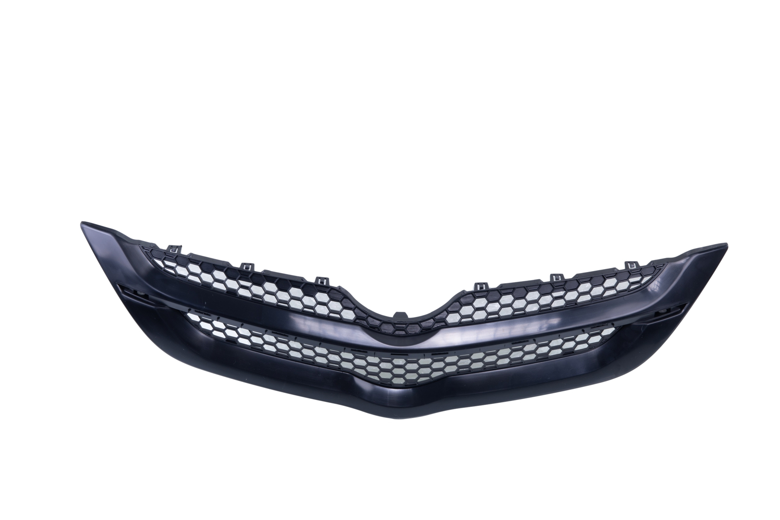 Grille Assembly Upper Black For 2007-2008 Toyota Yaris Sedan 4-Door ...