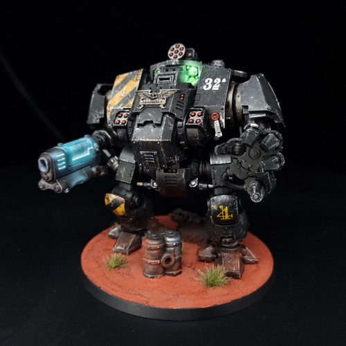 Warhammer Redemptor Dreadnought Painted Iron Hands 40k Games Workshop ...