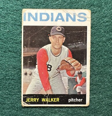 1964 Topps - #77 Jerry Walker - Cleveland Indians, Pitcher | eBay