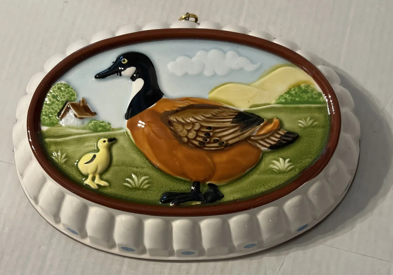 Ceramic Duck Mold Hand Painted by Gailstyn Sutton for Towle Co Made in ...