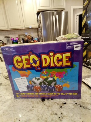 Geo Dice Educational Board Game Brand new Sealed Box | eBay