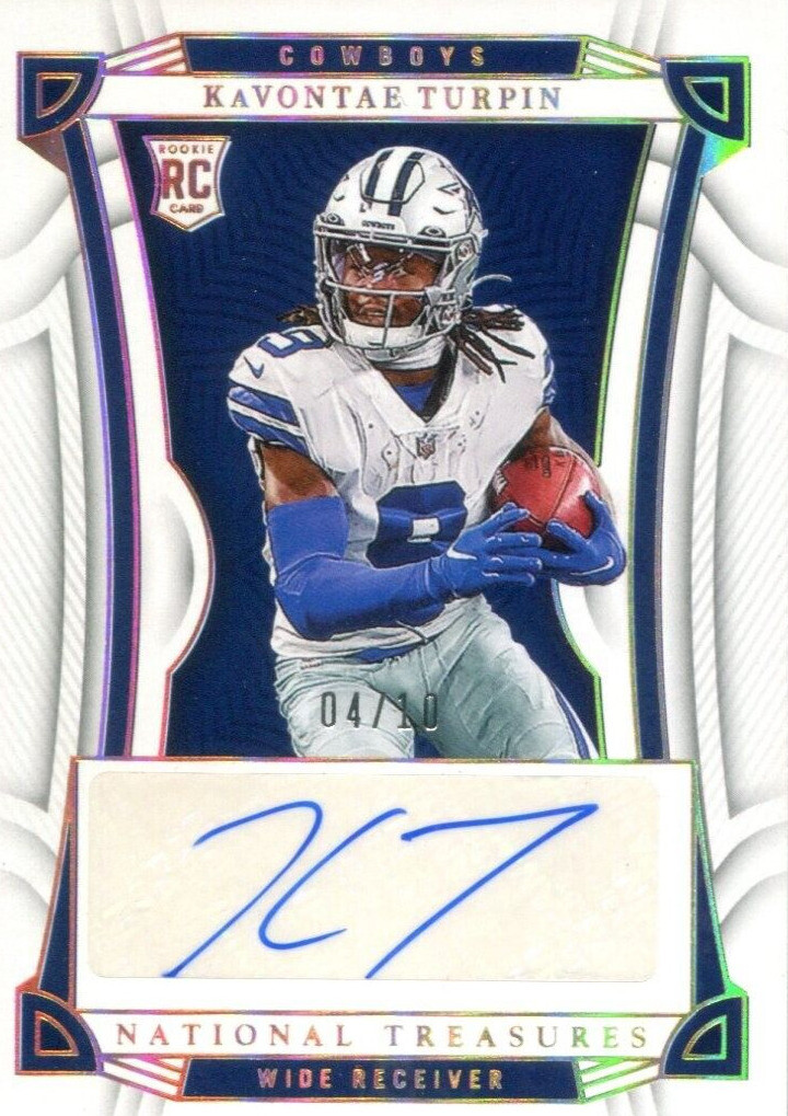 2022 Panini National Treasures - Rookie Signatures Gold #148 KaVontae ...