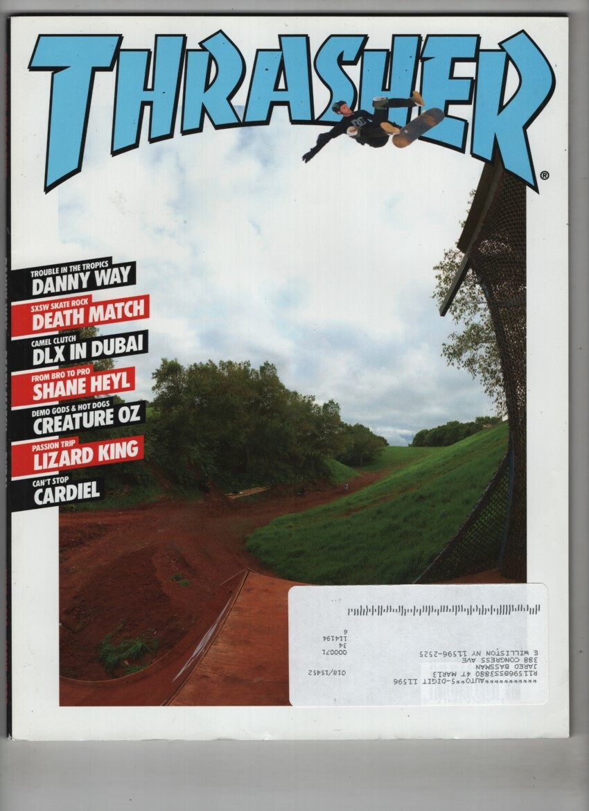 Thrasher Mag Danny Way Shane Heyl June 2012 082120nonr | eBay