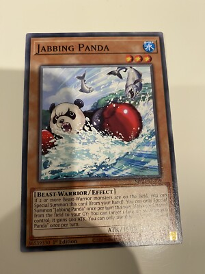 JABBING PANDA PHRA-EN082 Yu-Gi-Oh! 1st Edition Phantom Rage COMMON NM/M ...