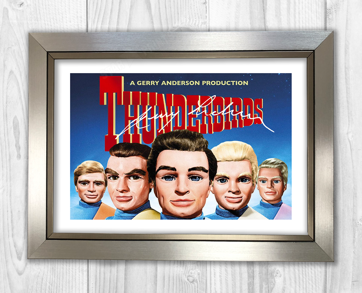 Thunderbirds A4 Gerry Anderson reproduction signature poster choice of ...