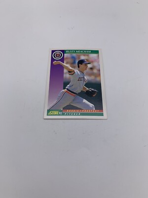 1992 Score 395 Rusty Meacham Detroit Tigers | eBay