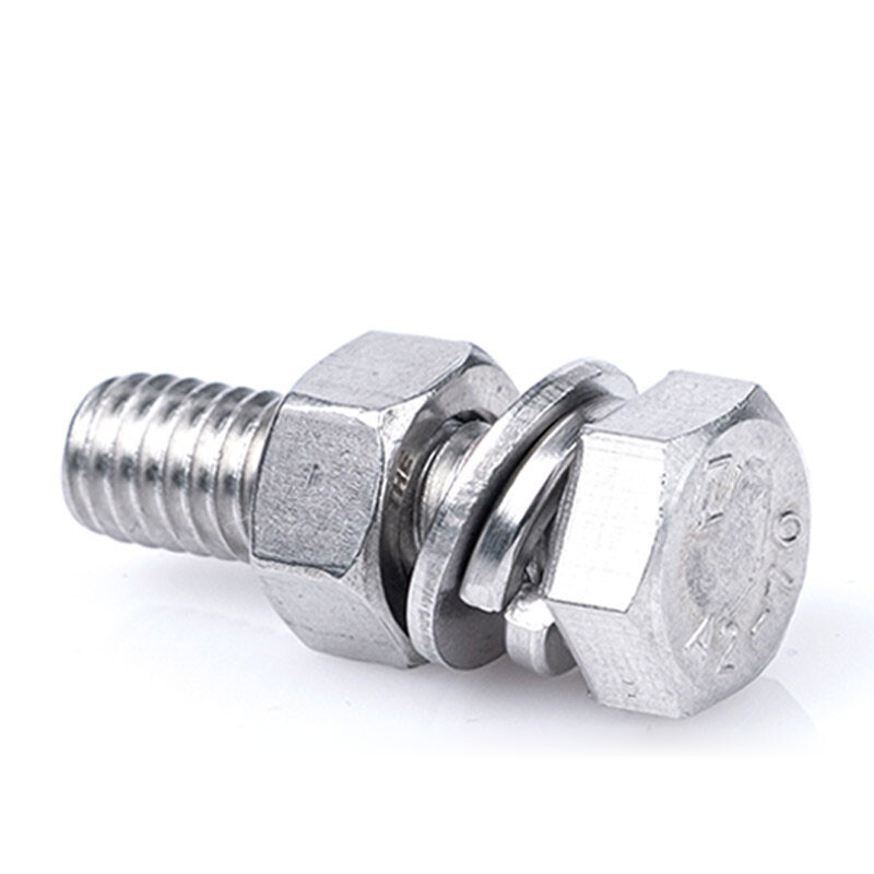 Nuts And Bolts/Fully Threaded Set Screw+Washers A2 Stainless M3 M4 M5 ...
