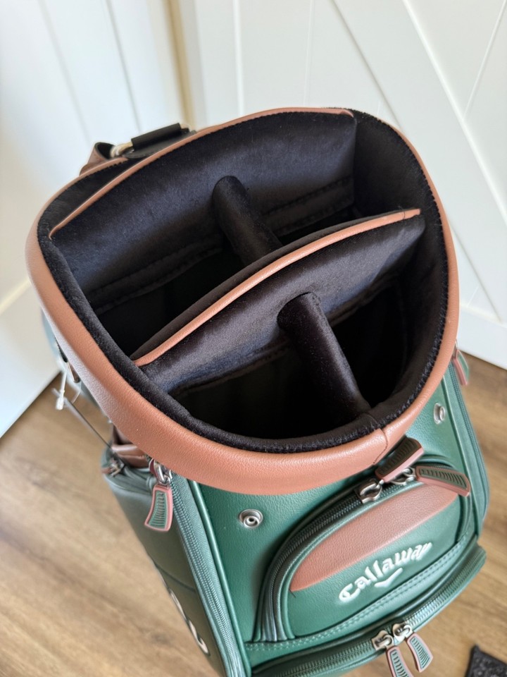 Limited edition 2025 US Open Callaway staff bag w/5 matching headcovers ...