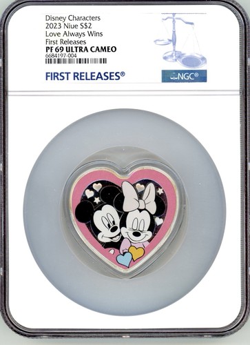 2023 Niue Love Always Wins First Releases Disney Characters $2 NGC ...