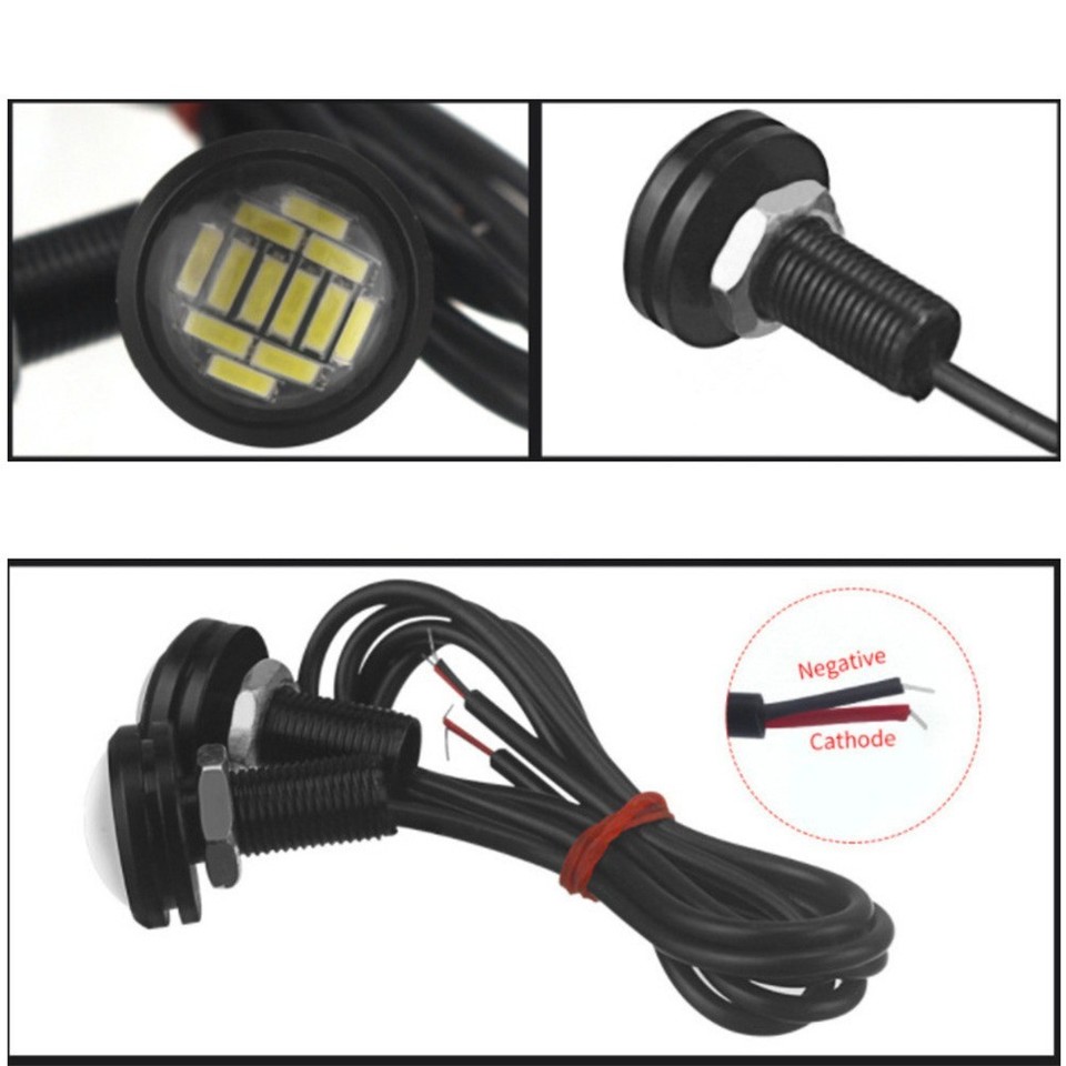 4pcs LED Car Lights 12V 15W Ice Blue Blue Yellow for Multiple Auto ...