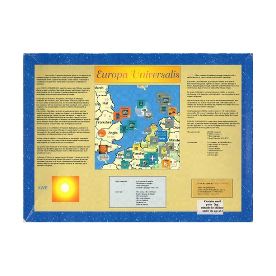 Azure Wish Wargame Europa Universalis 1492-1792 (2nd Ed) Box VG/EX | eBay