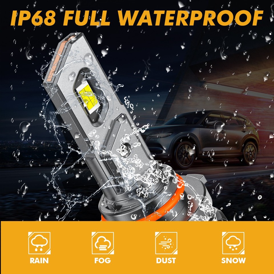 AUXBEAM LED Headlight White & Fog Light Amber For Lexus GS300 1998-2004 ...