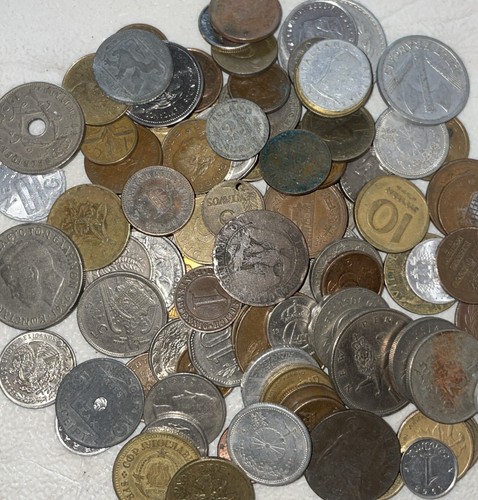Huge Lot 100 Random Vintage/Modern Foreign Coins Lot #33 | eBay
