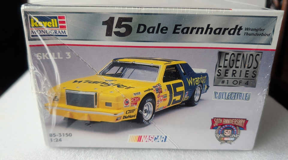 Revell Model Dale Earnhardt #15 Wrangler Thunderbird 85-3150 Sealed ...