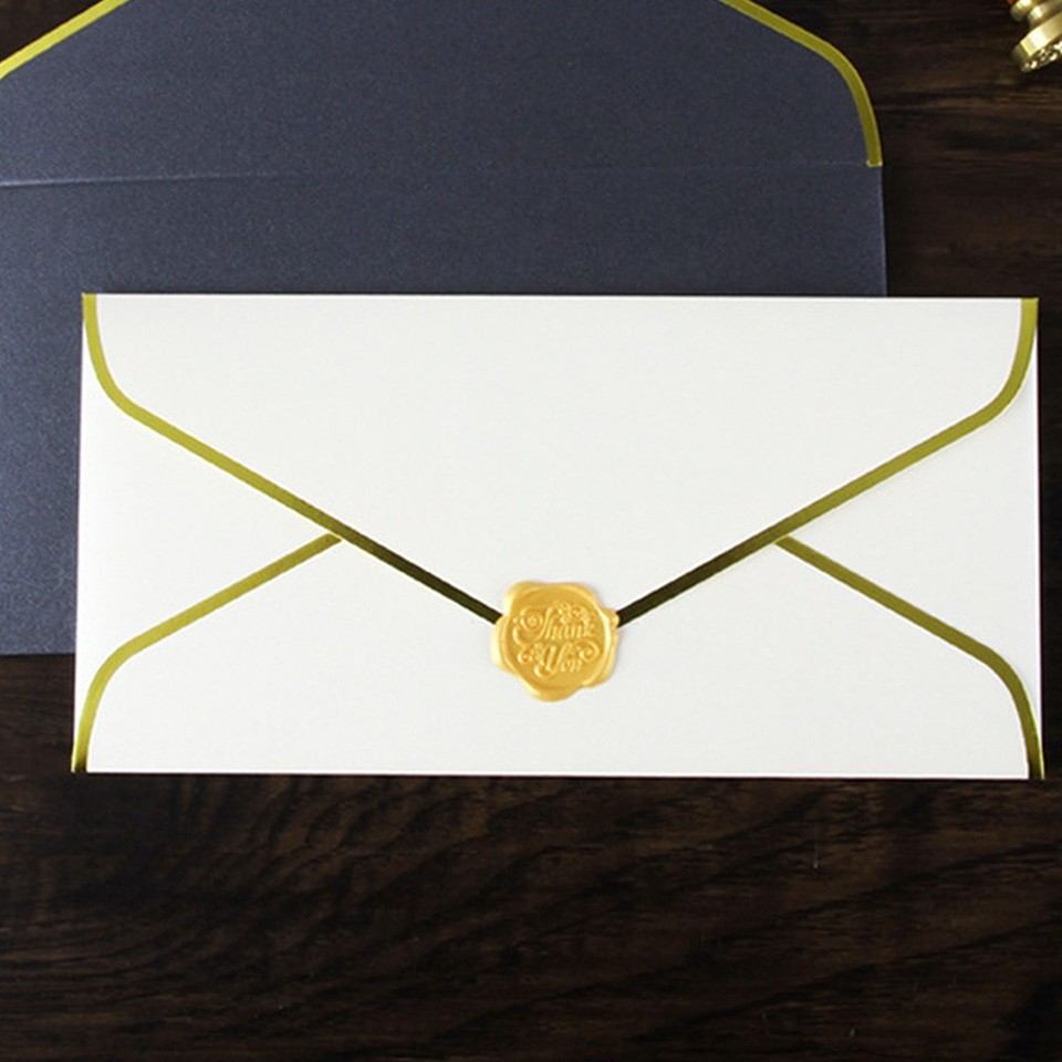 10 Pcs Wedding Invitation Sticker Wax Seal Stickers Envelope Sealer ...