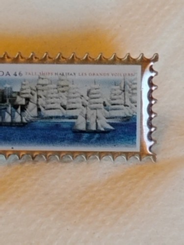 Canada Stamp Pin Back Tall Ships Halifax Grands Les Grand Voil | eBay