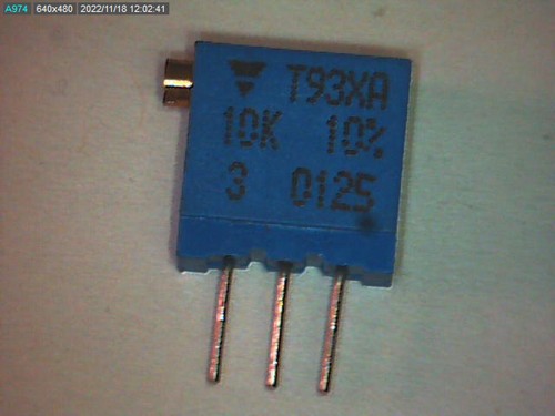 Trimmer 10K stehend Trimmpoti VISHAY T93XA | eBay