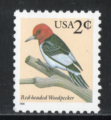 3032 * REDHEADED WOODPECKER * U.S. Postage Stamp MNH | eBay