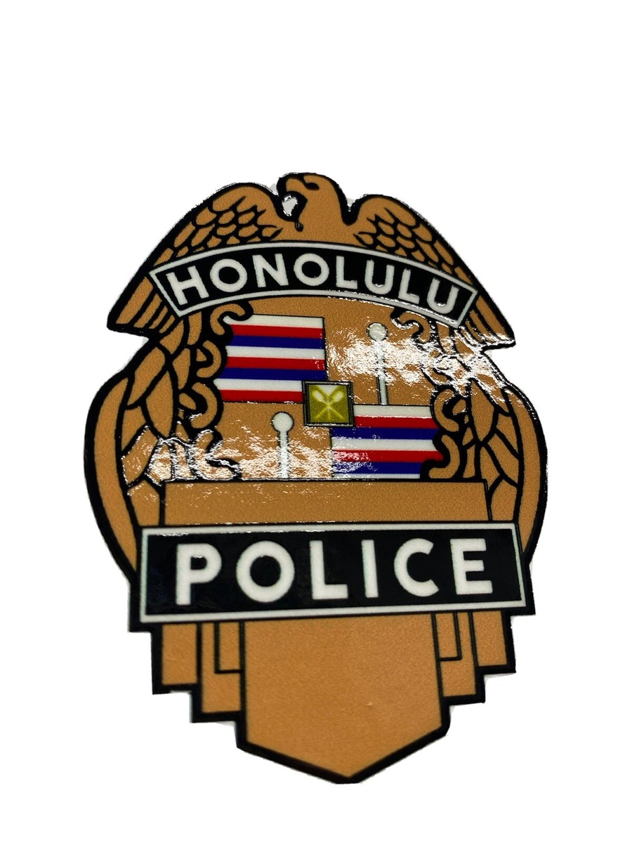 Honolulu Police Badge Shield Vintage Montgomery, Alabama Police Badge