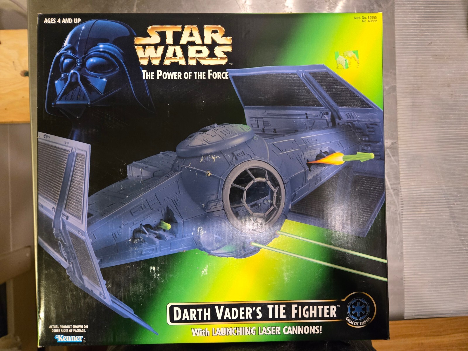 Darth Vader's TIE FIghter Kenner Power of the Force 1996 | eBay