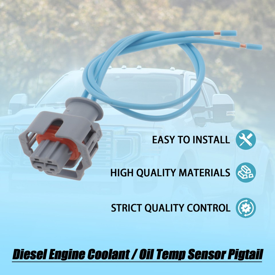 Engine Oil Temperature Sensor Plug Harness Pigtail Connector for Ford ...