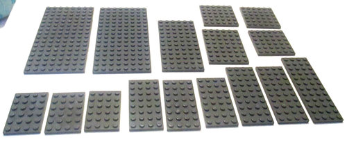 LEGO BASE PLATES Mixed Bulk Lot Baseplates Dark Gray | eBay